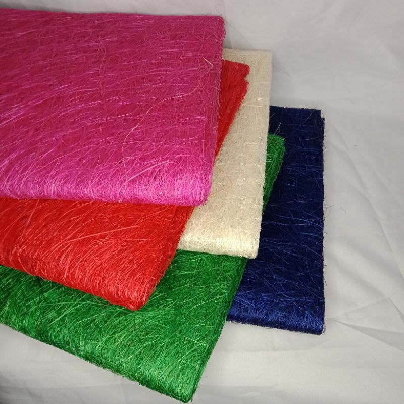 19INCHES BY 5 YARDS Native Handcrafted Abaca Scrunch Mat For ...