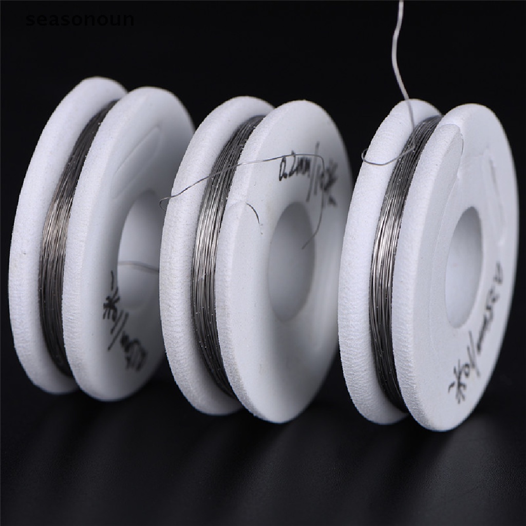 seasonoun Nichrome Wire Electric Wire 0.15~0.25mm 10m Resistance ...