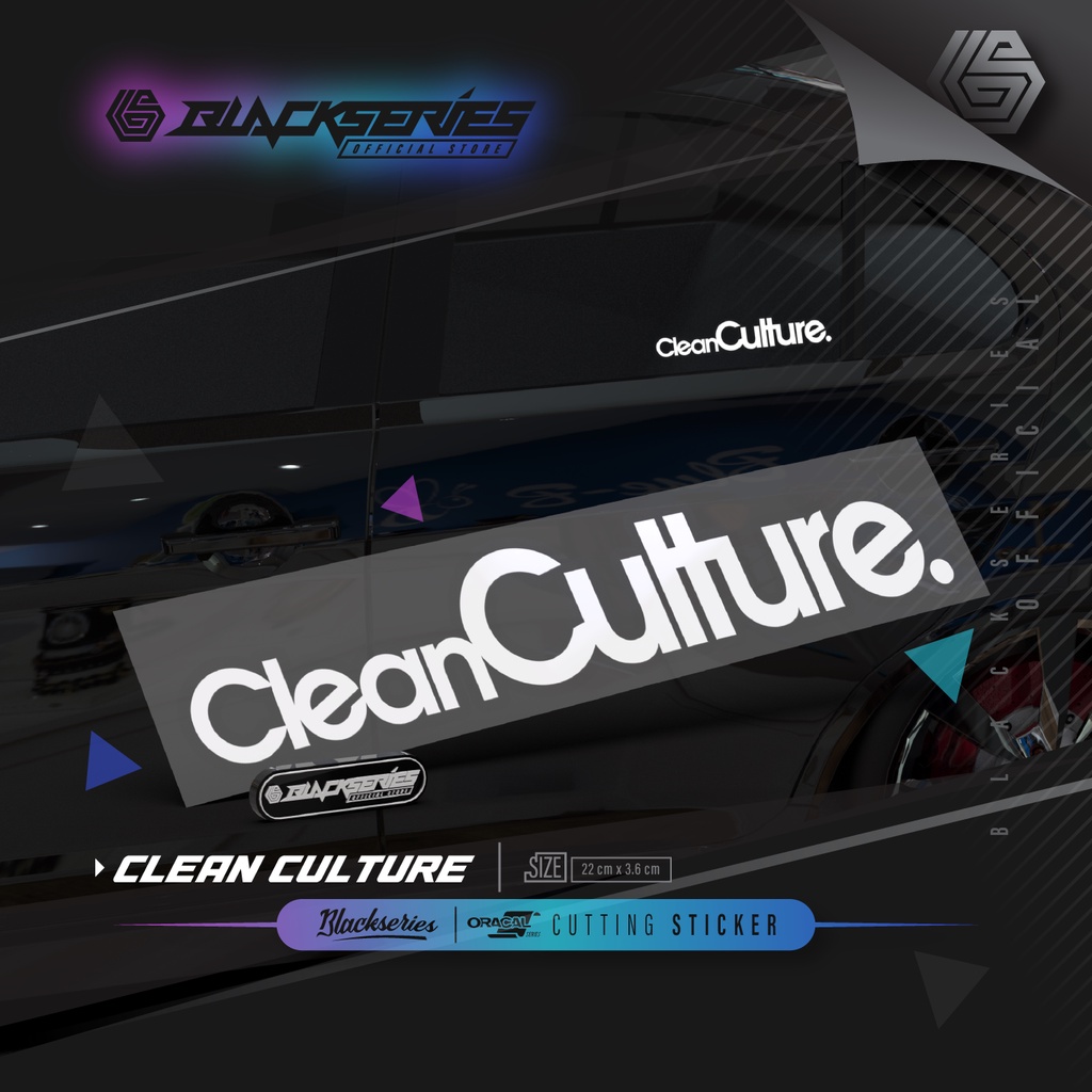 Cutting Clean Culture Stickers | Clean Culture Stickers | Car Sticker ...