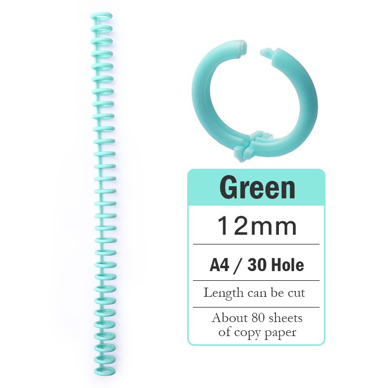 30 Hole Loose Leaf Plastic Binding Ring Loose Leaf Ring Binder Hoop For ...