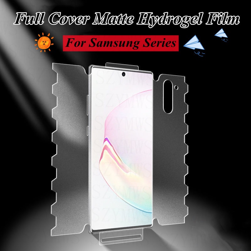 Matte Hydrogel Film Screen Protector For Samsung Galaxy S25 Ultra S24 ...