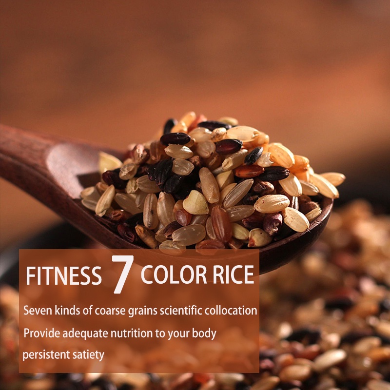 Mixed nutrition rice diet rice black rice，red rice，oat kernel，brown ...