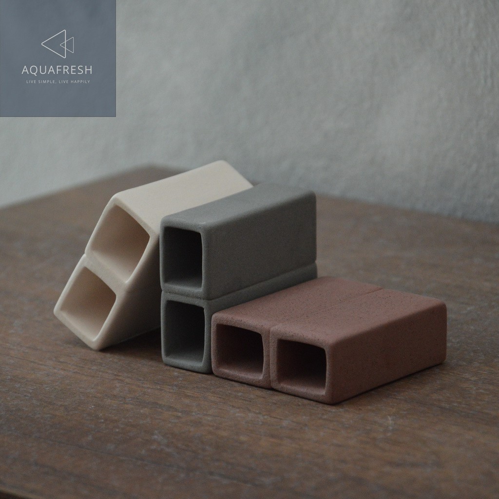 rectangle Tube MiniX2 (Twin tubes) Ceramic Width 6 cm Height 2.5 Length ...