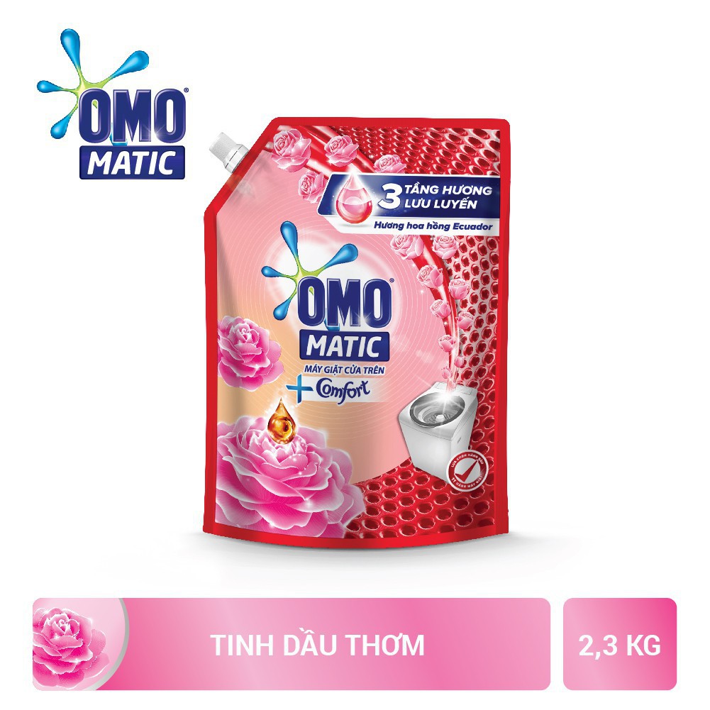 Omo Matic Comfort Rose Detergent 2.3KG (New) | Shopee Philippines