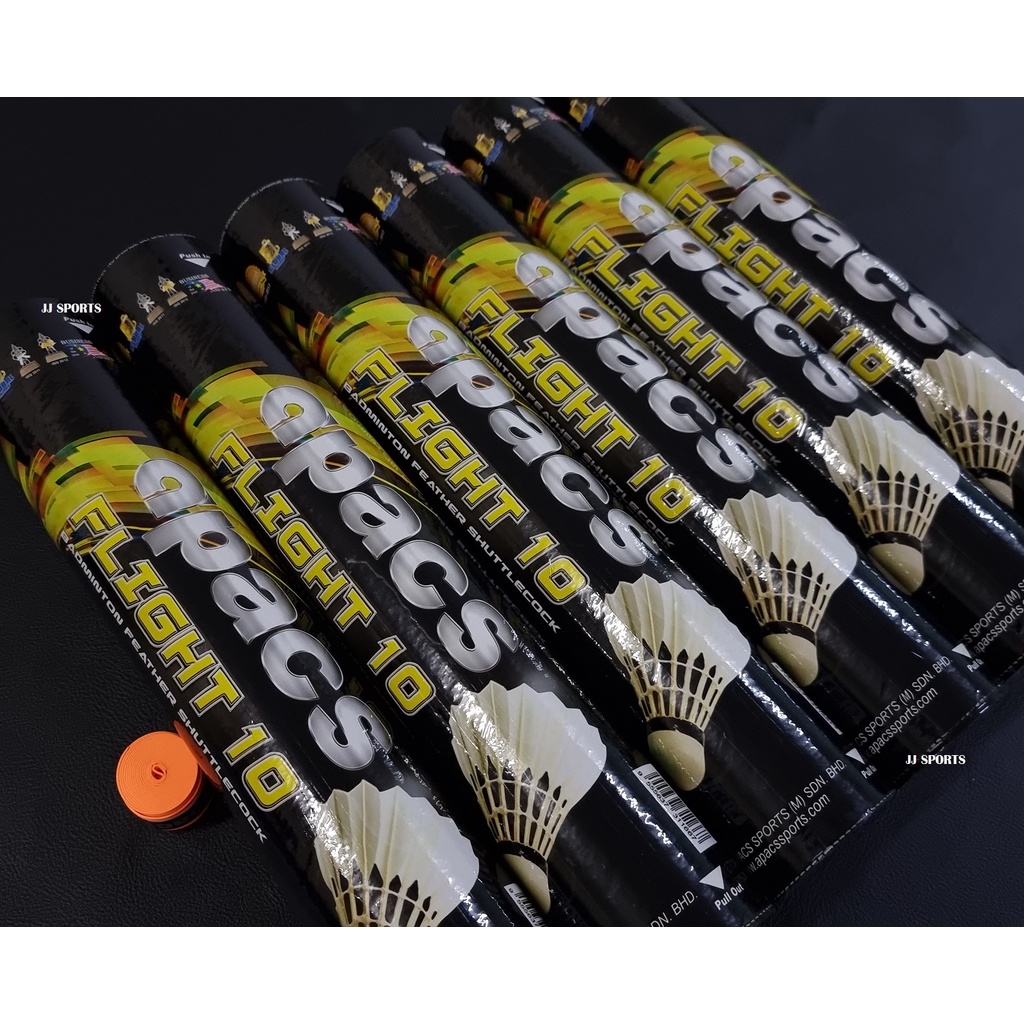 APACS FLIGHT 10 SHUTTLECOCK (FREE OVER GRIP} | Shopee Philippines