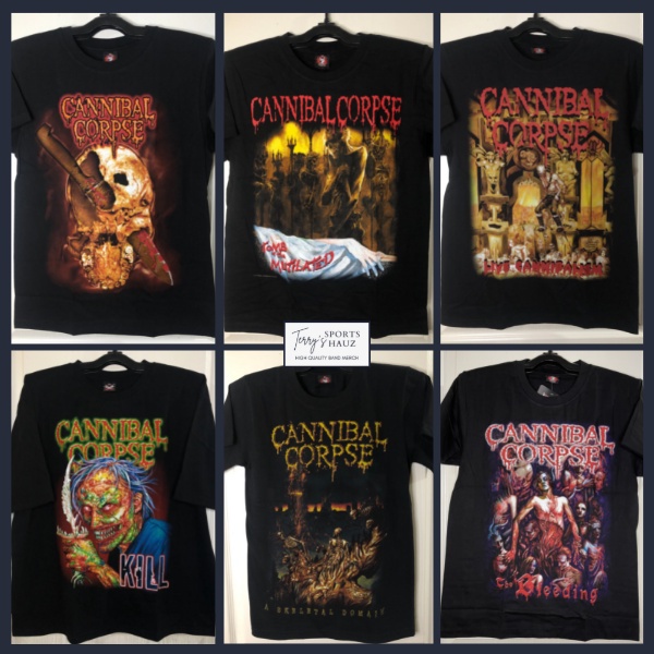 CANNIBAL CORPSE BAND SHIRTS DEATH METAL ROCK YEAH PART 1 | Shopee ...