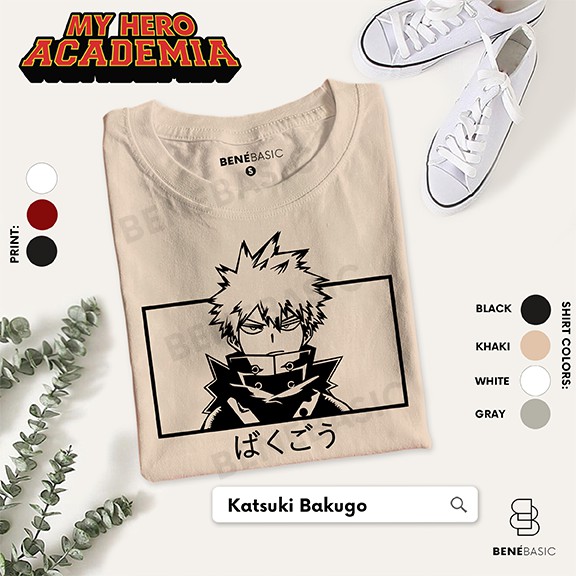 KATSUKI BAKUGO - My Hero Academia Tshirt | Benebasic | Anime Shirt ...