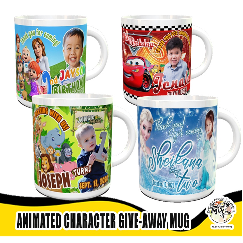 Forevermug Cup Giveaway Mug - Animated Character Theme | Shopee Philippines