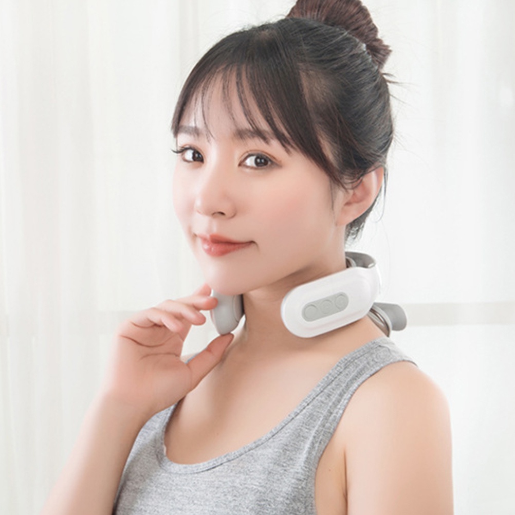 4-Heads Cervical Massager Electric Smart Neck and Shoulder Pain Relief ...