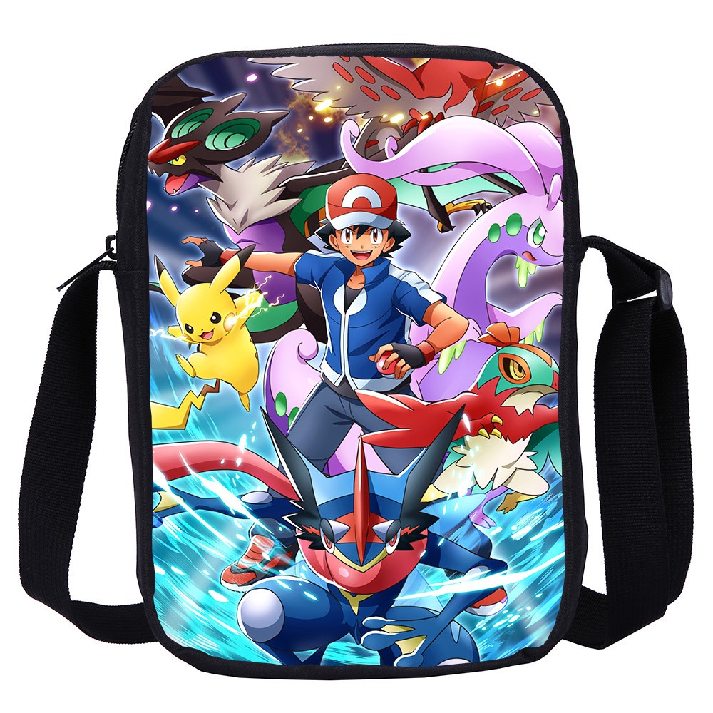 [Ready Stock] Pokemon Messenger Bag Pikachu School Student Children's ...