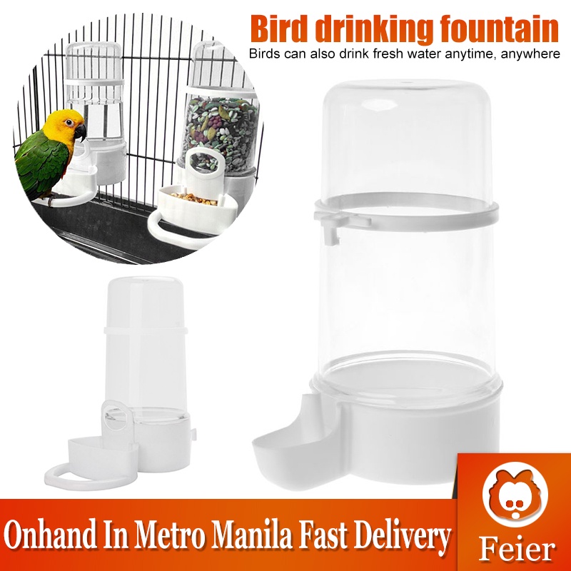 415ml Bird Drinker Bird Cage Drinker Automatic Feeder Bird Feeder ...