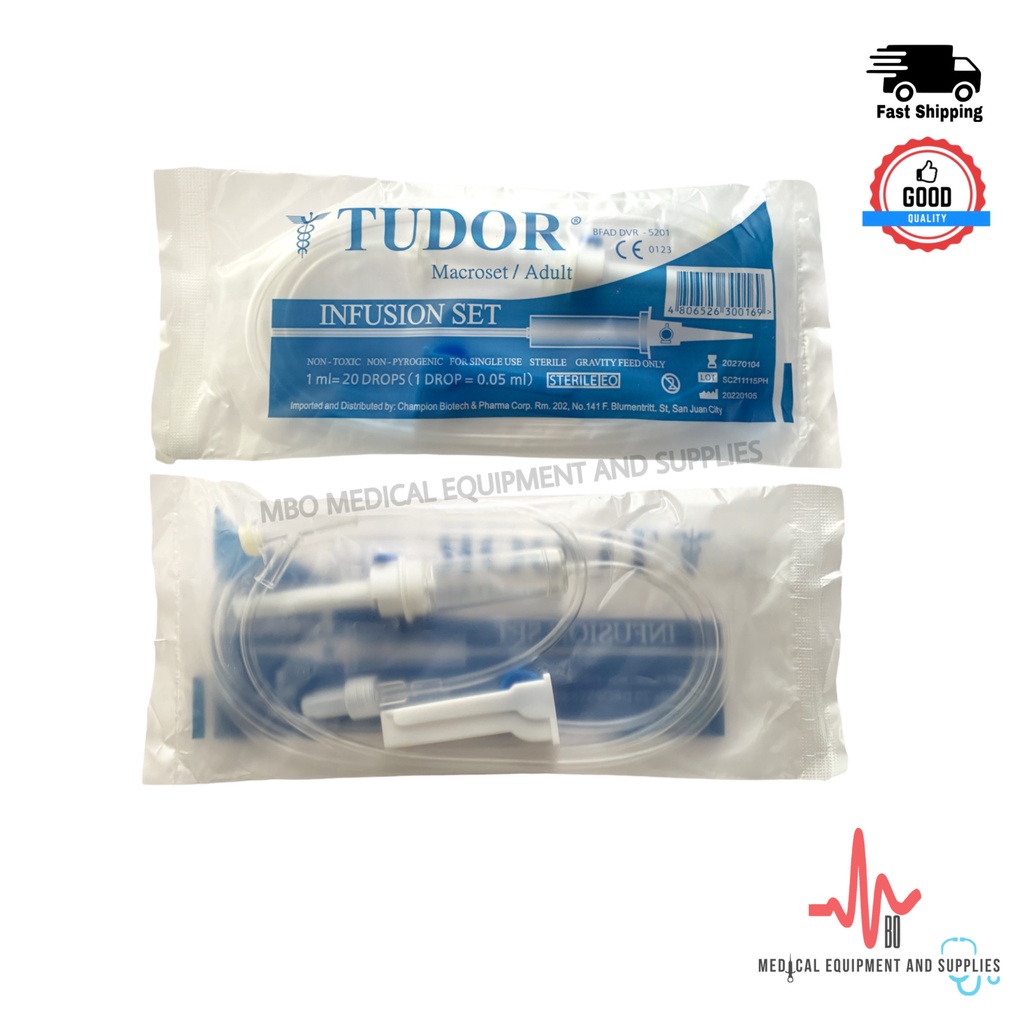 Surgitech/Tudor IV Infusion Set - Macroset/Adult (1pc) | Shopee Philippines
