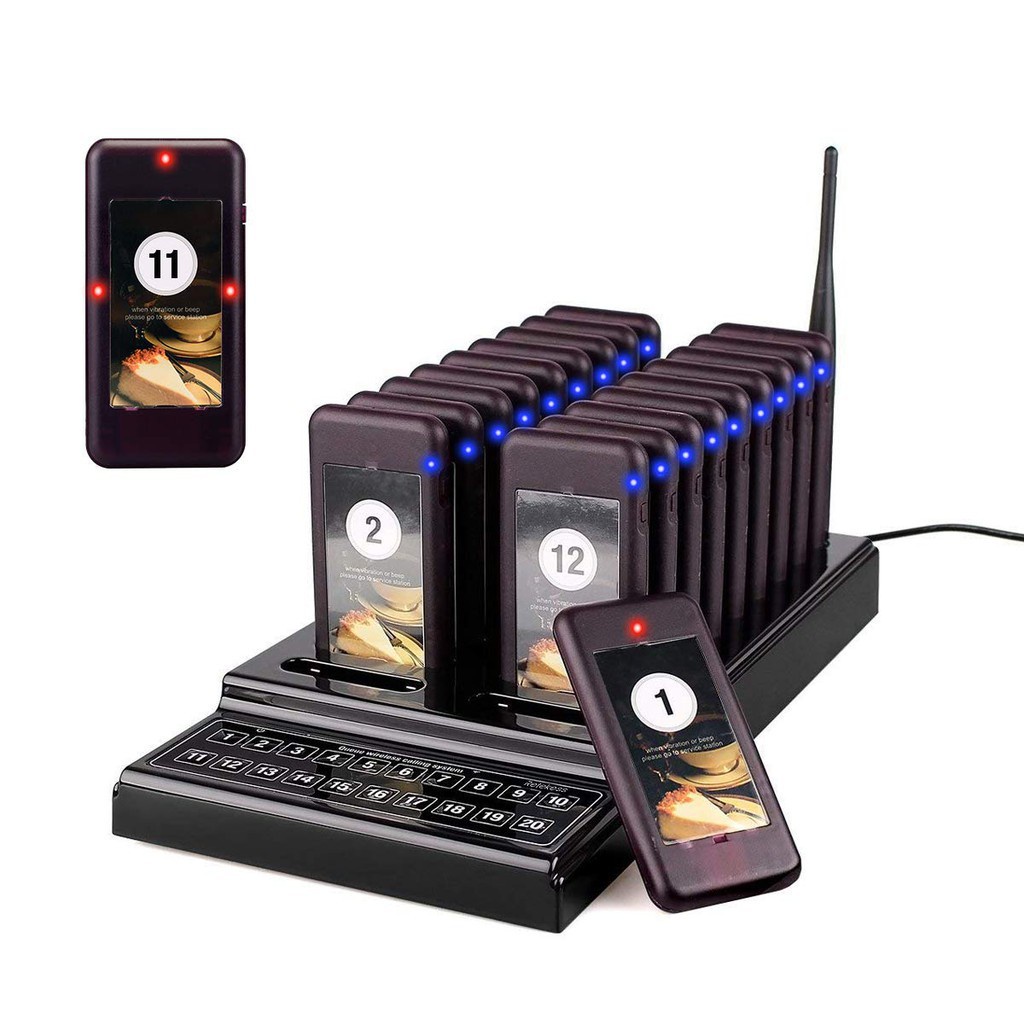 RETEKESS T111 Restaurant Pager System For Servers Pagers And Beepers ID ...