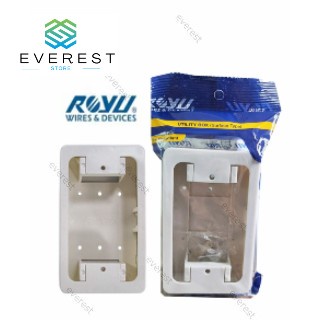 Royu PVC Amco Box / Surface Type Utility Box with Tox and Screw ...