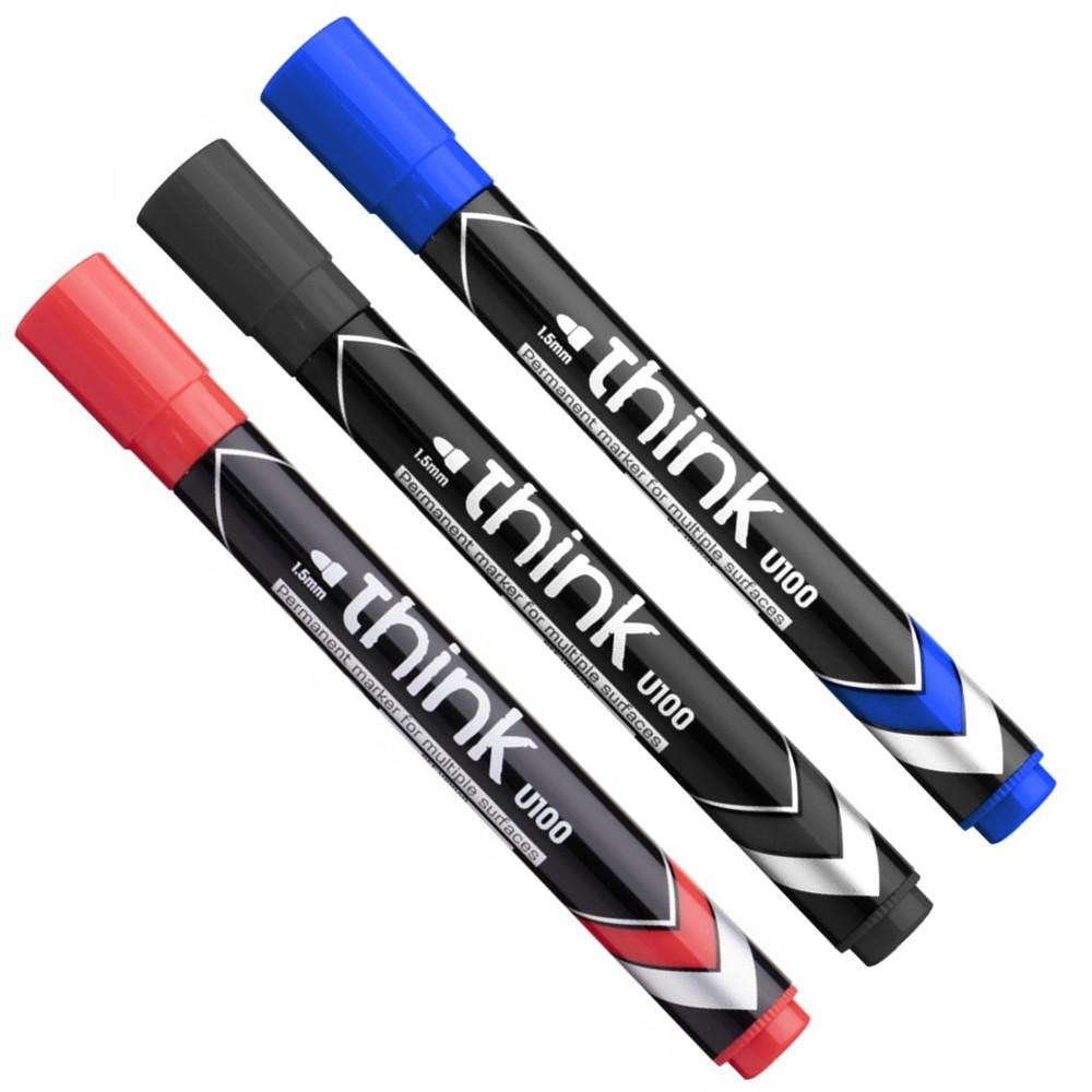 Deli U100 Think Permanent Marker 1.5mm | Shopee Philippines