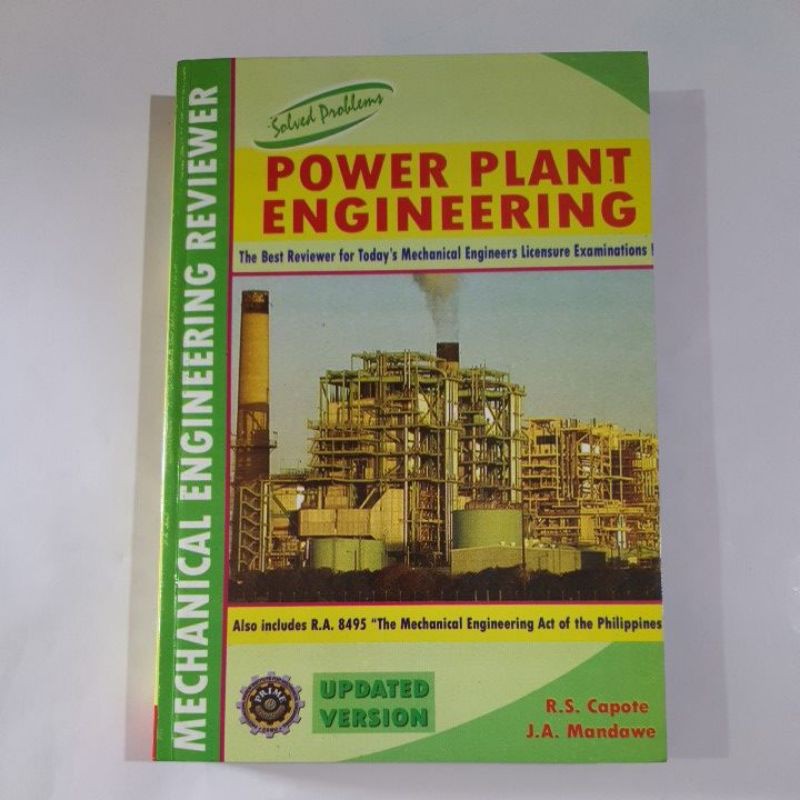 POWER PLANT ENGINEERING BY:CAPOTE | Shopee Philippines