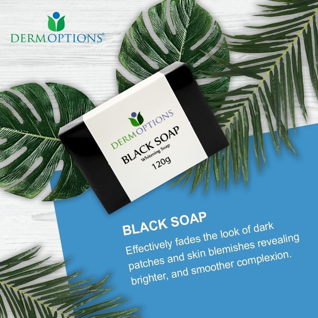 Derm Optons Black Soap 120g | Shopee Philippines