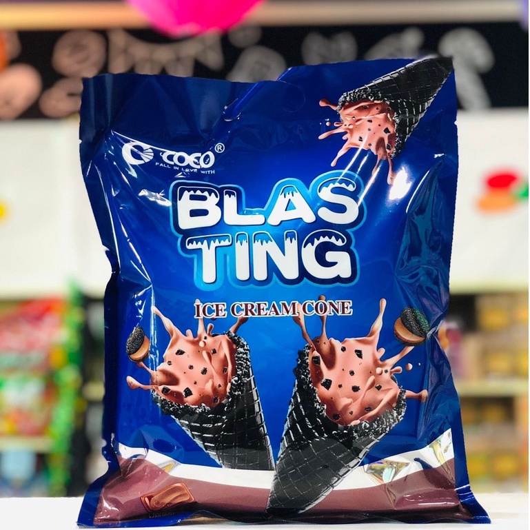 Coco Blas Ting Ice Cream Cone Chocolate / Strawberry | Shopee Philippines