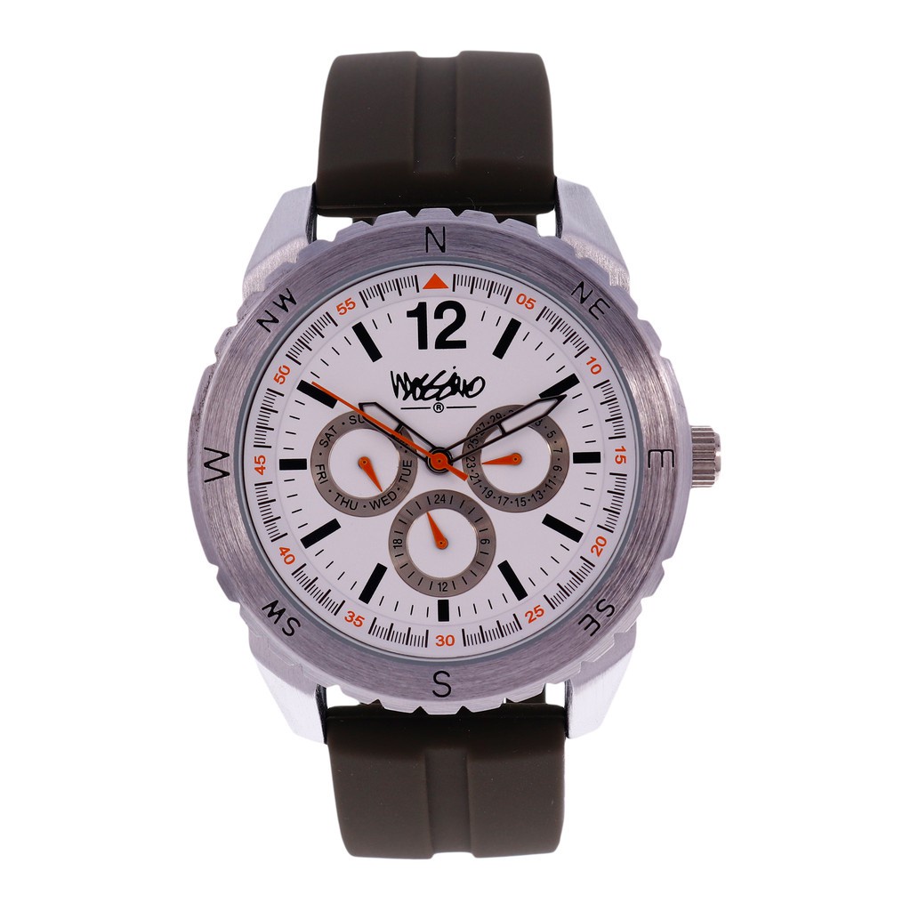Mossimo Clint Black Rubber Strap Analog Watch MS-1909G-IPSGRN | Shopee ...