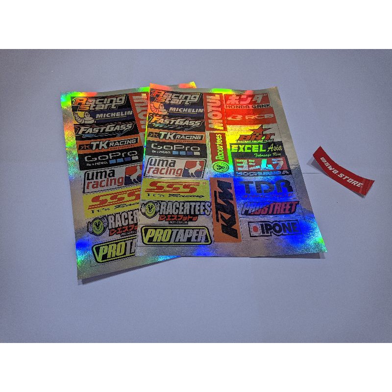 Hologram racing pack sticker | Shopee Philippines