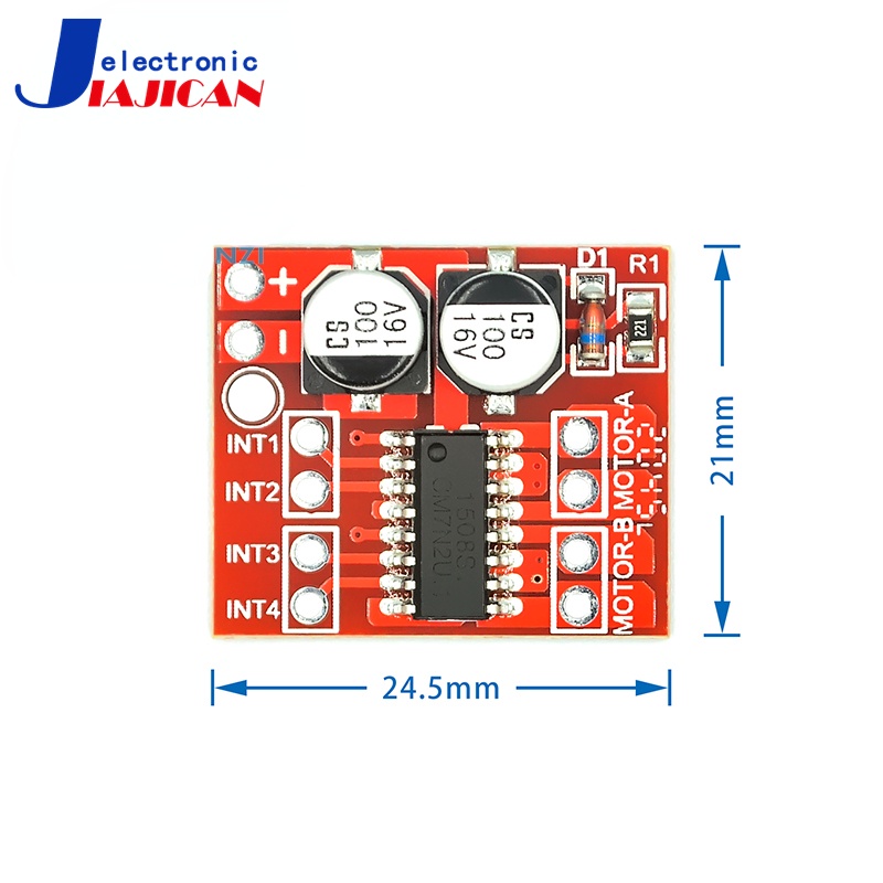 2-Channel Dc Motor Driver Module Positive And Reverse PWM Speed ...