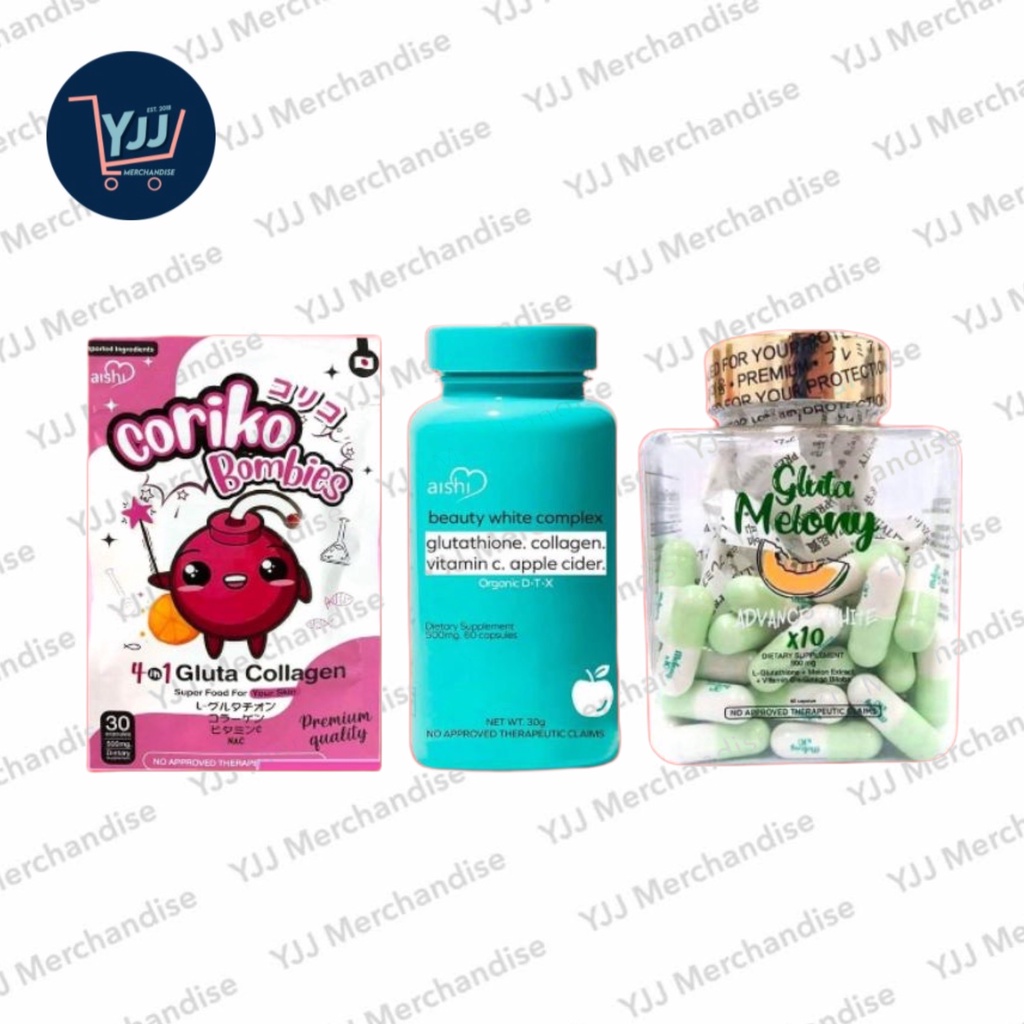 [AUTHORIZED DISTRIBUTOR] AISHI PREMIUM GLUTA MELONY X10, BEAUTY WHITE ...