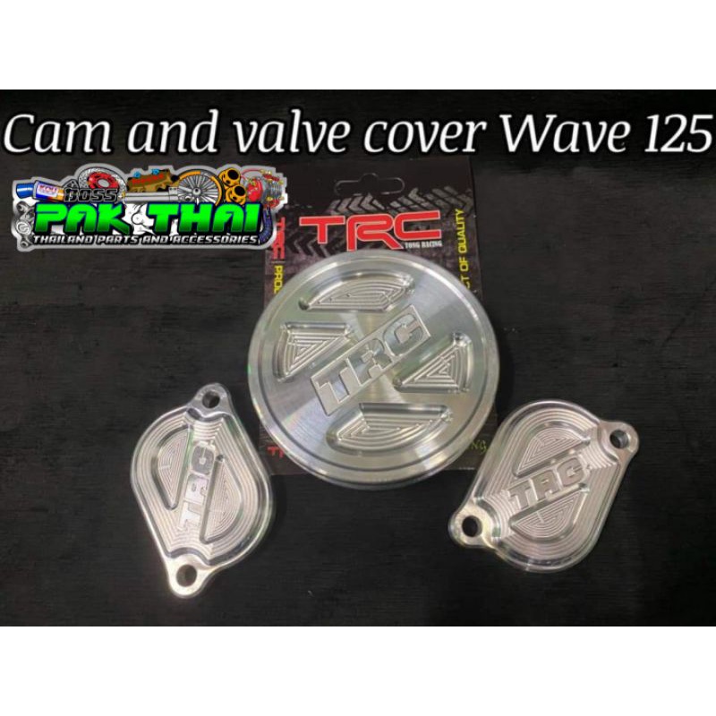 TRC cam and valve cover set for wave/xrm125/nice | Shopee Philippines