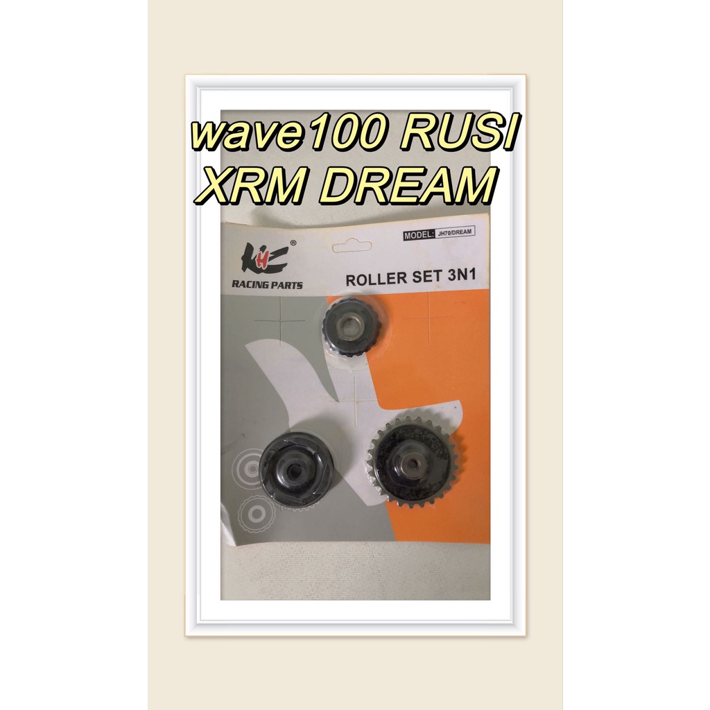 chain roller cam chain guide and roller 3in1 set Dream/Xrm110 WAVE100 ...