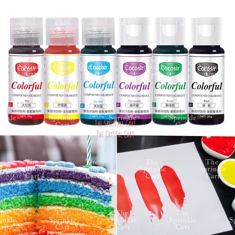 Gel Food Coloring 26g Food Color Cake Baking Colorant Edible Pigment ...