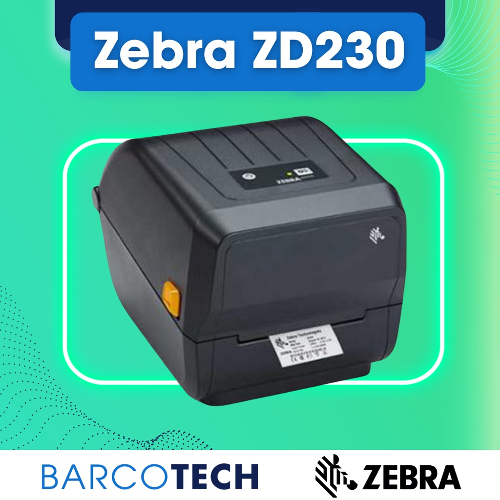 Zebra ZD230 Desktop Barcode Printer Direct Thermal / Thermal Transfer ...