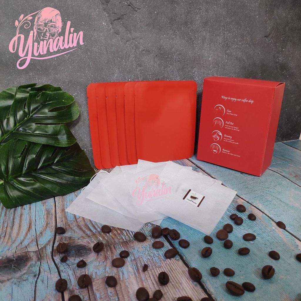 Box Package+Dip FILTER+SACHET | Complete Package BOX COFFEE (RED SERIES ...