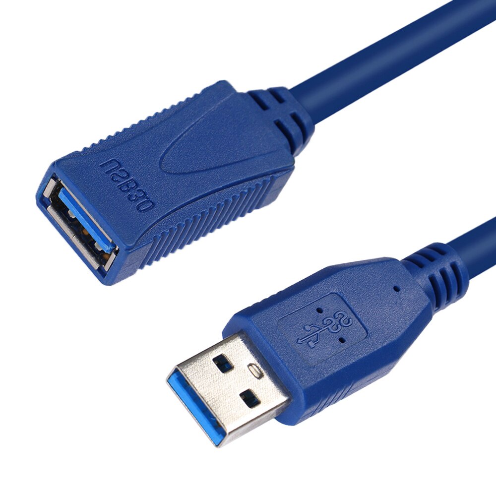 USB 3.0 Male to Female USB Cable 1.5m,3m Extender Cord Wire Super Speed ...