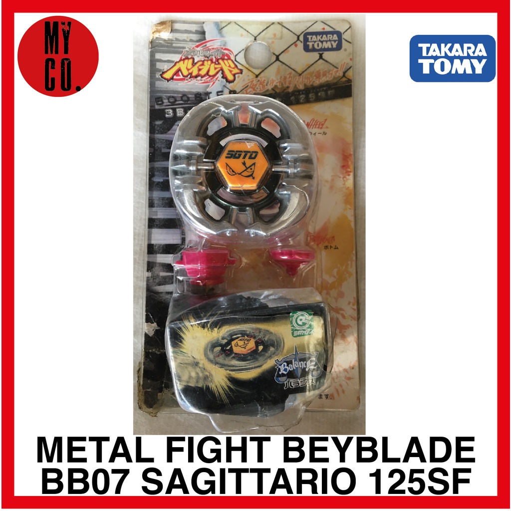 METAL FIGHT BEYBLADE BB07 SAGITTARIO 125SF TAKARA TOMY | Shopee Philippines