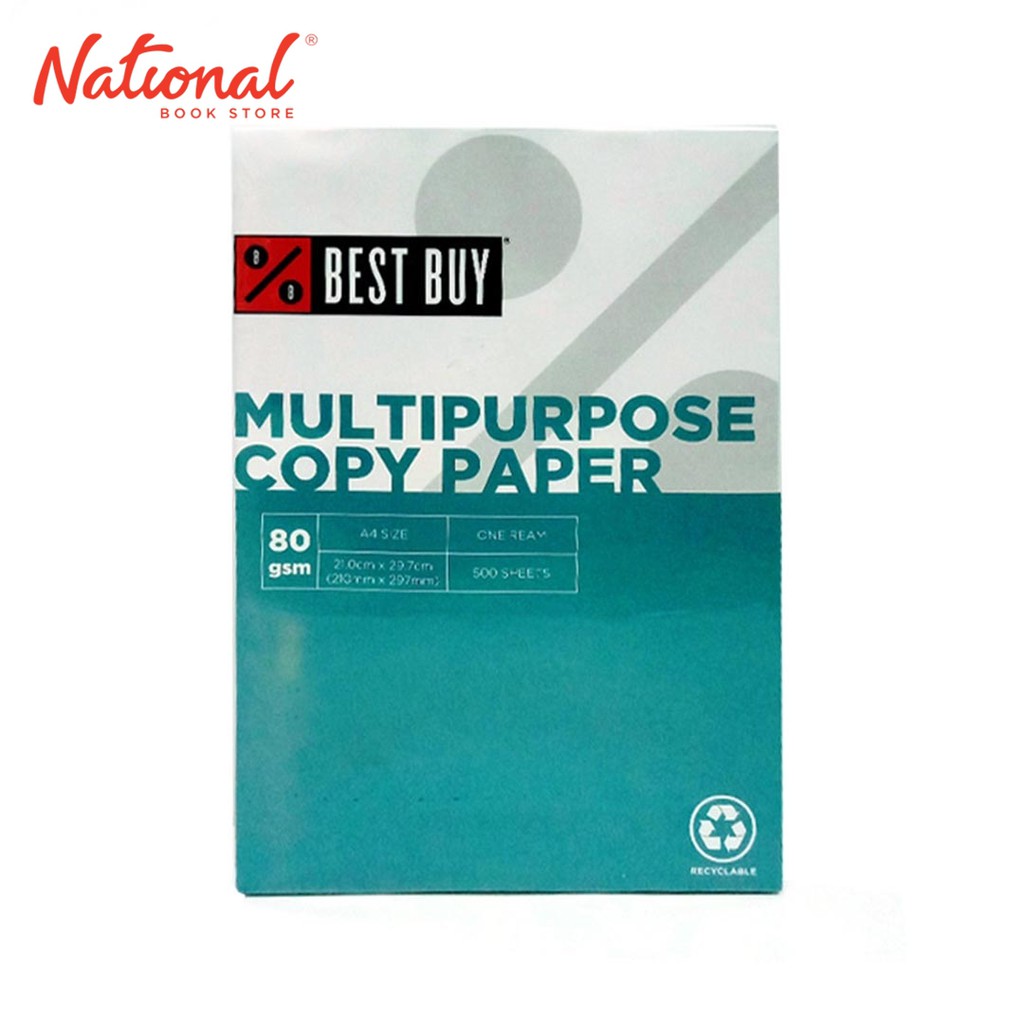 Best Buy Copy Paper A4 80Gsm National Book Store | Shopee Philippines