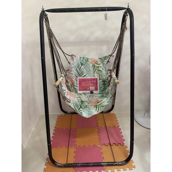 Metal Swing Duyan Frame with Free Adult Duyan Pwde din gawing sampayan ...