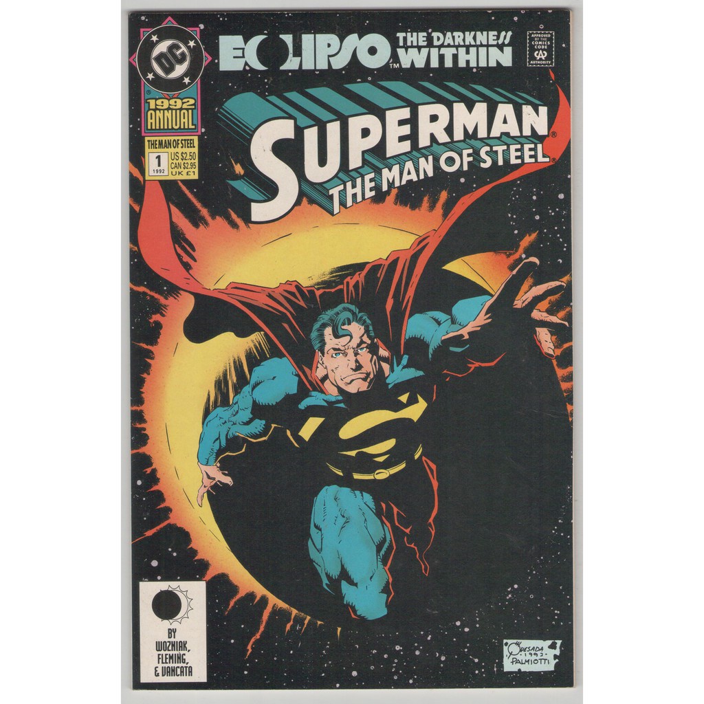 Superman : Man of Steel Annual 1, 2, 3, 6 (1992-97) Batman, Eclipso ...