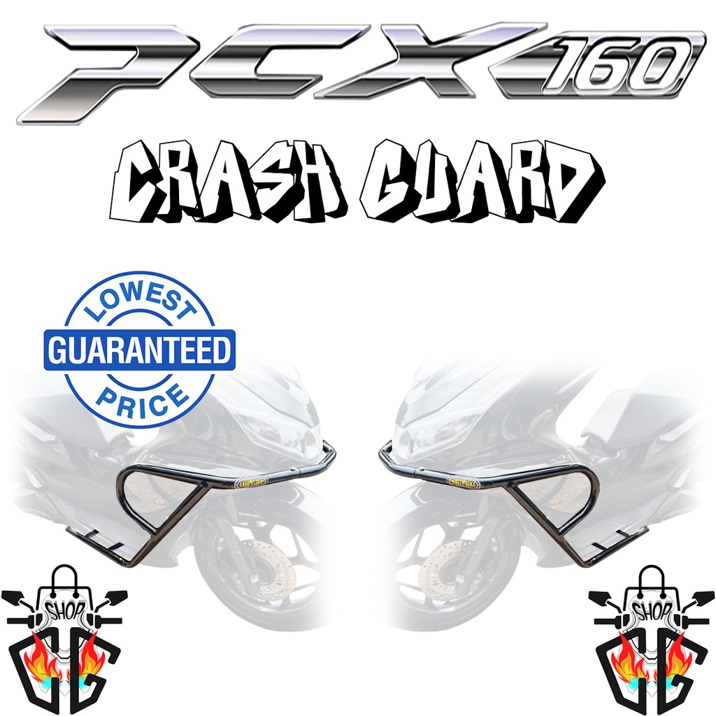 Honda PCX 160 - Half Crash Guard Heavy Duty COD | Shopee Philippines