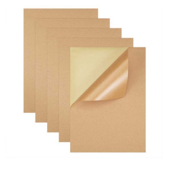 (20 | 100 pcs)Printable Inject Sticker paper Matte, Glossy & Kraft A4 ...