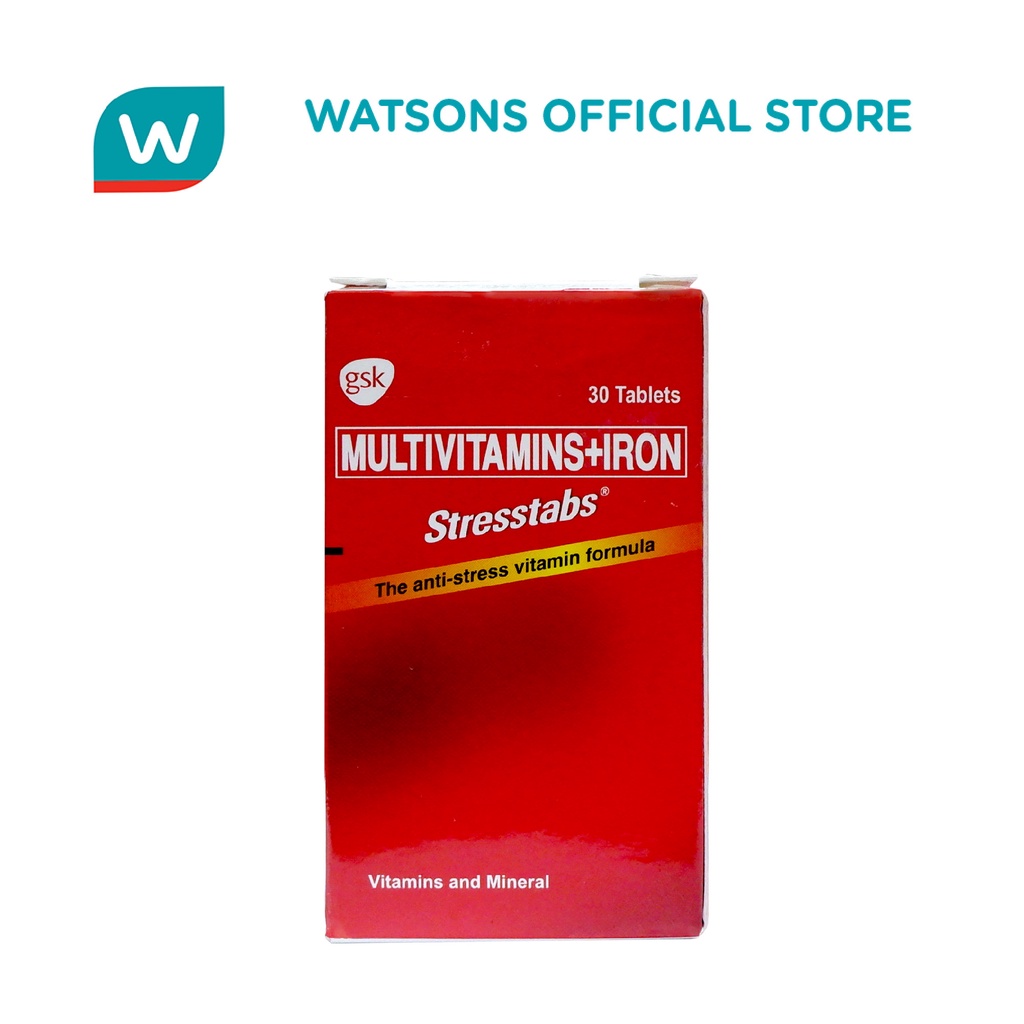 STRESSTABS Multivitamins Bottle of 30 Tablets | Shopee Philippines