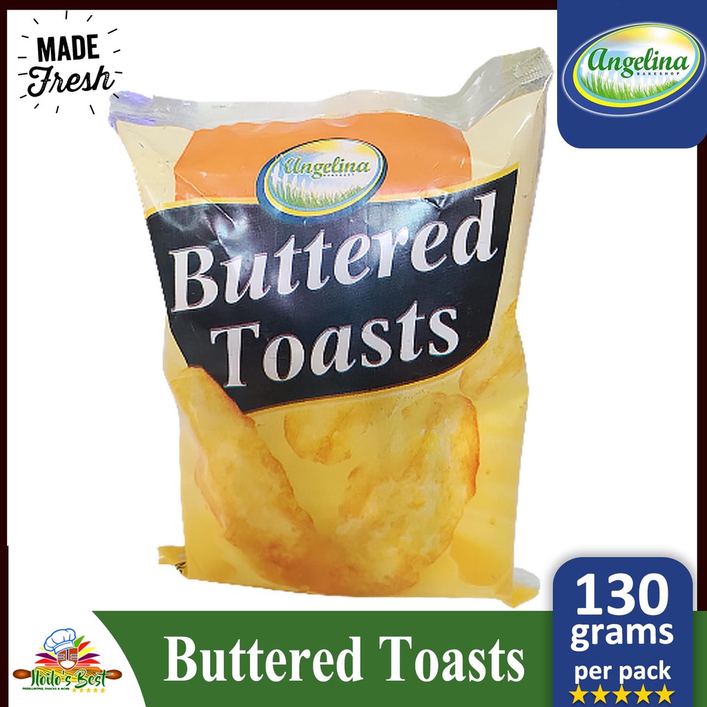 Iloilo's Best | Angelina Buttered Toast 130 grams | Biscocho ...