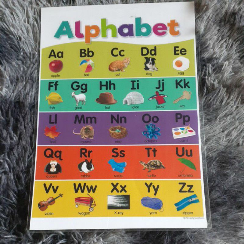 Educational a4 Size Chart | Shopee Philippines