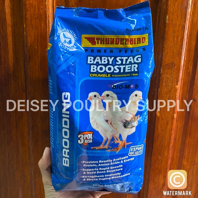 TB Baby Stag Booster Crumble for Gamebirds 1KG | Shopee Philippines