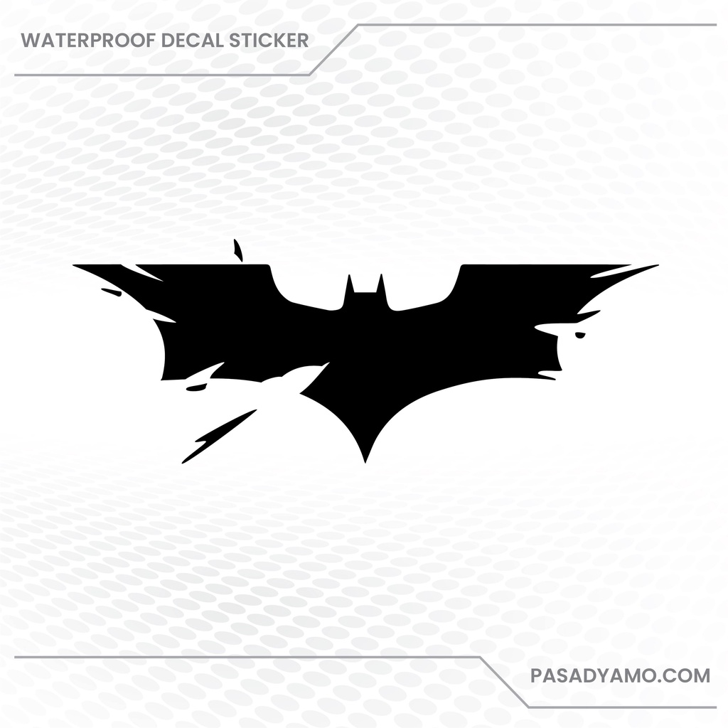 Batman Solid Silhouette Sticker for Cars Motorcycles Laptops ...