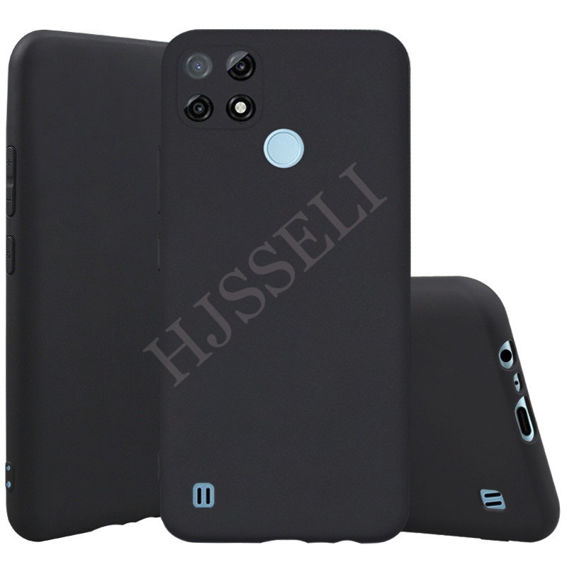 Realme C21Y Case Matte Black Silicone Soft TPU Cover RealmeC21Y C 21y ...