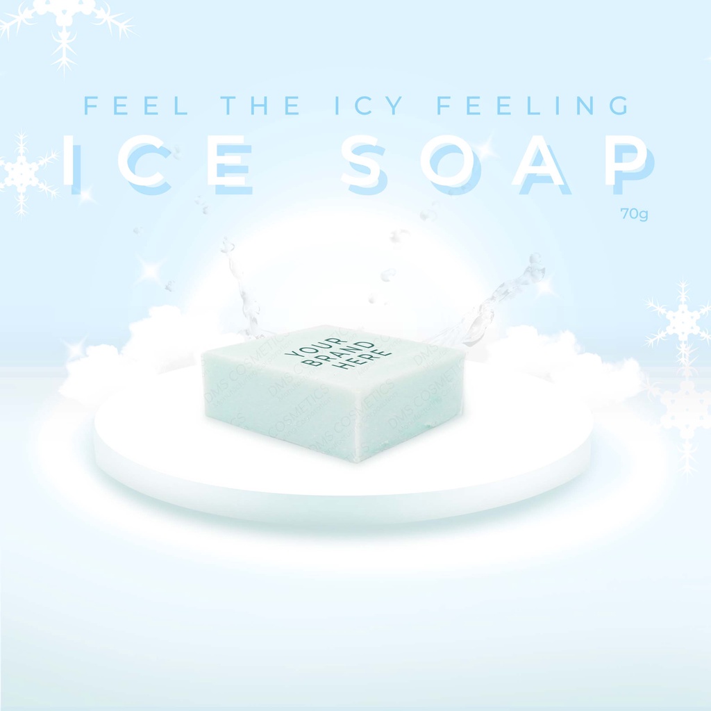 Ice Soap 70g for rebranding whitening refreshing cosmetics skincare ...