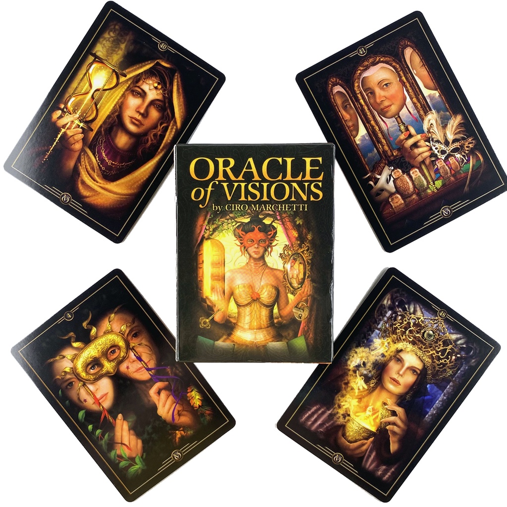 Visions Oracle Cards Fortune-telling Prophecy Tarot Deck With PDF ...