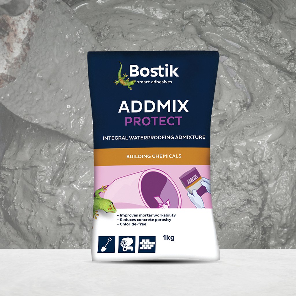 Bostik Addmix Protect Integral Waterproofing Admixture 1kg- For floor ...