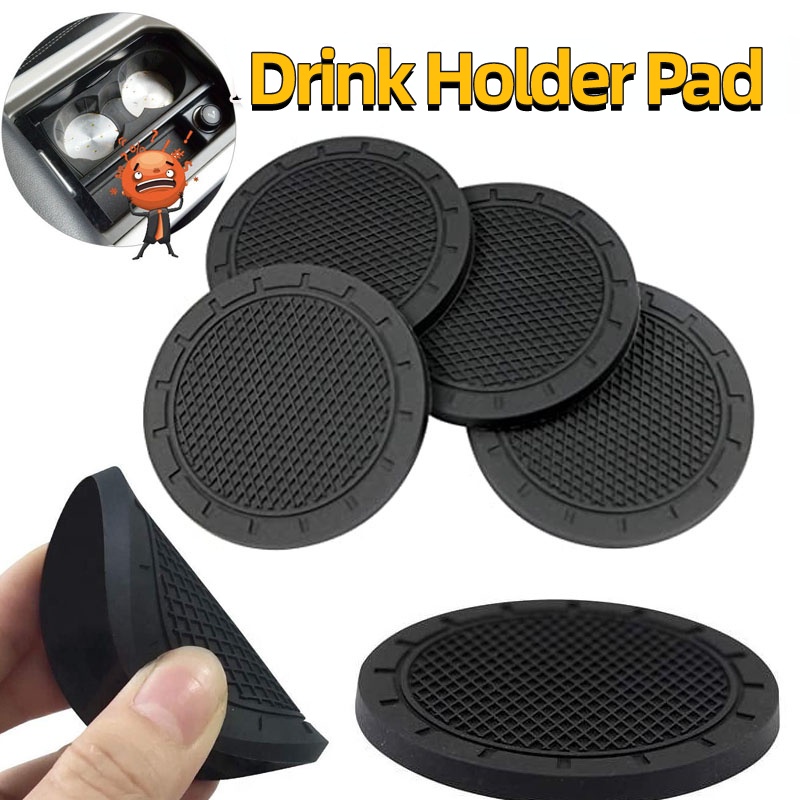 Universal 1PC Car Water Coasters Non Slip Coaster Car Cup Holder Mat ...