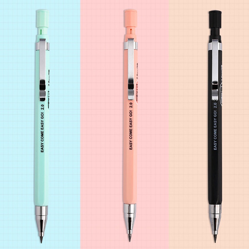 Thick-headed Mechanical Pencil 2B Automatic Pen For Students Non-Toxic ...