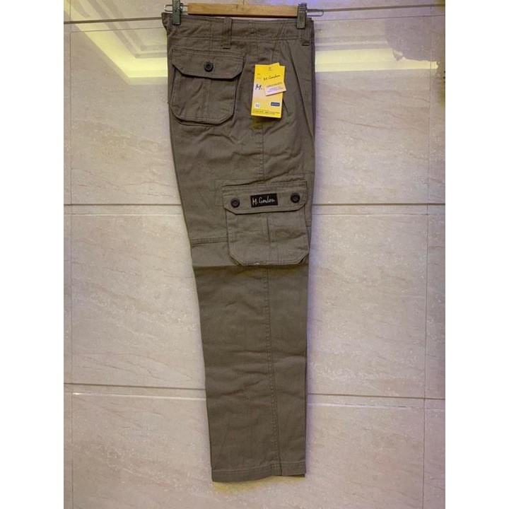 M.GORDON 2025 Summer Trending Men's Fashion 6 Pocket Plain Cargo Pants ...